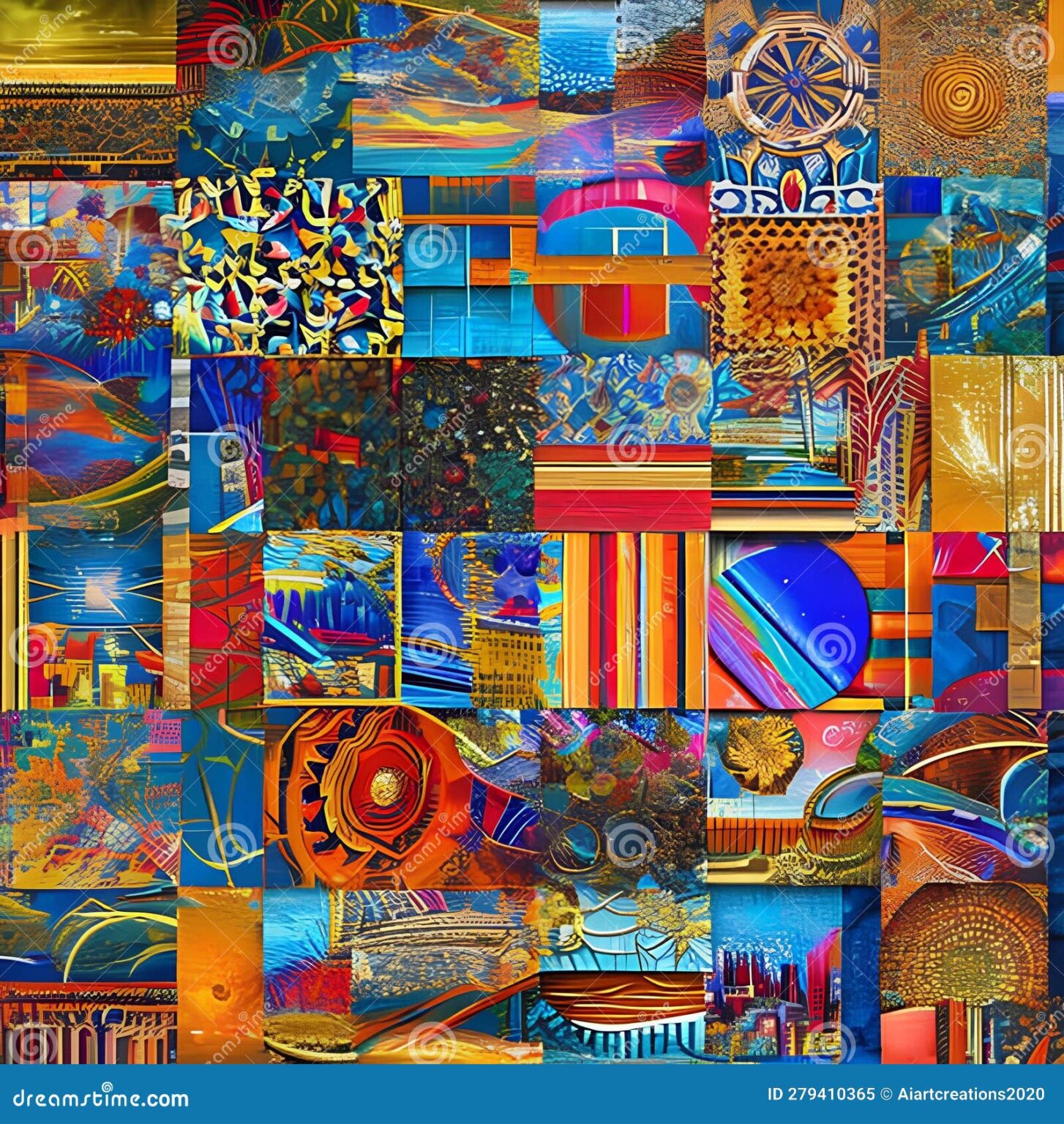 Cuáles son las partes que forman un collage