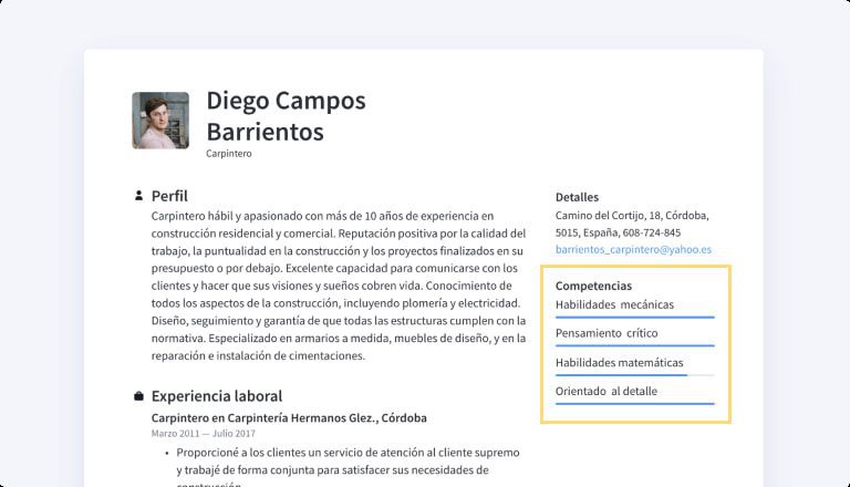 Qué son las competencias en un currículum y cómo incluirlas